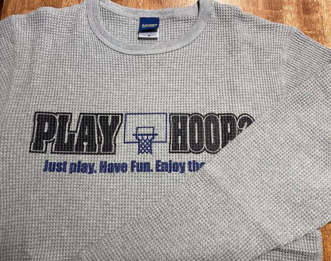 PLAY HOOP オリジナル ワッフルロンT | PLAYHOOP?
